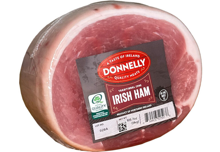 Traditional Cure Irish Ham 3kg (105.7oz) - Donnelly Meats