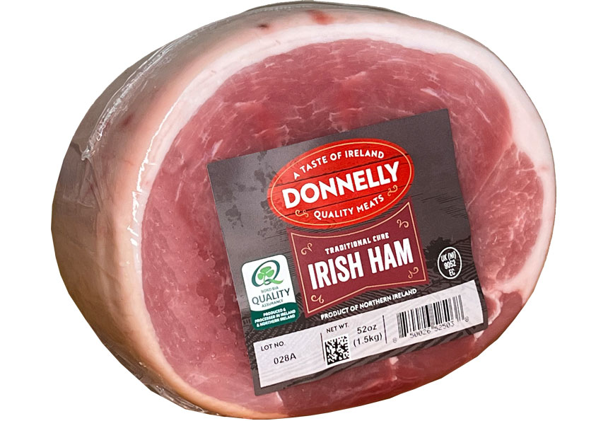 Traditional Cure Irish Ham 1 5kg 52 9oz Donnelly Meats